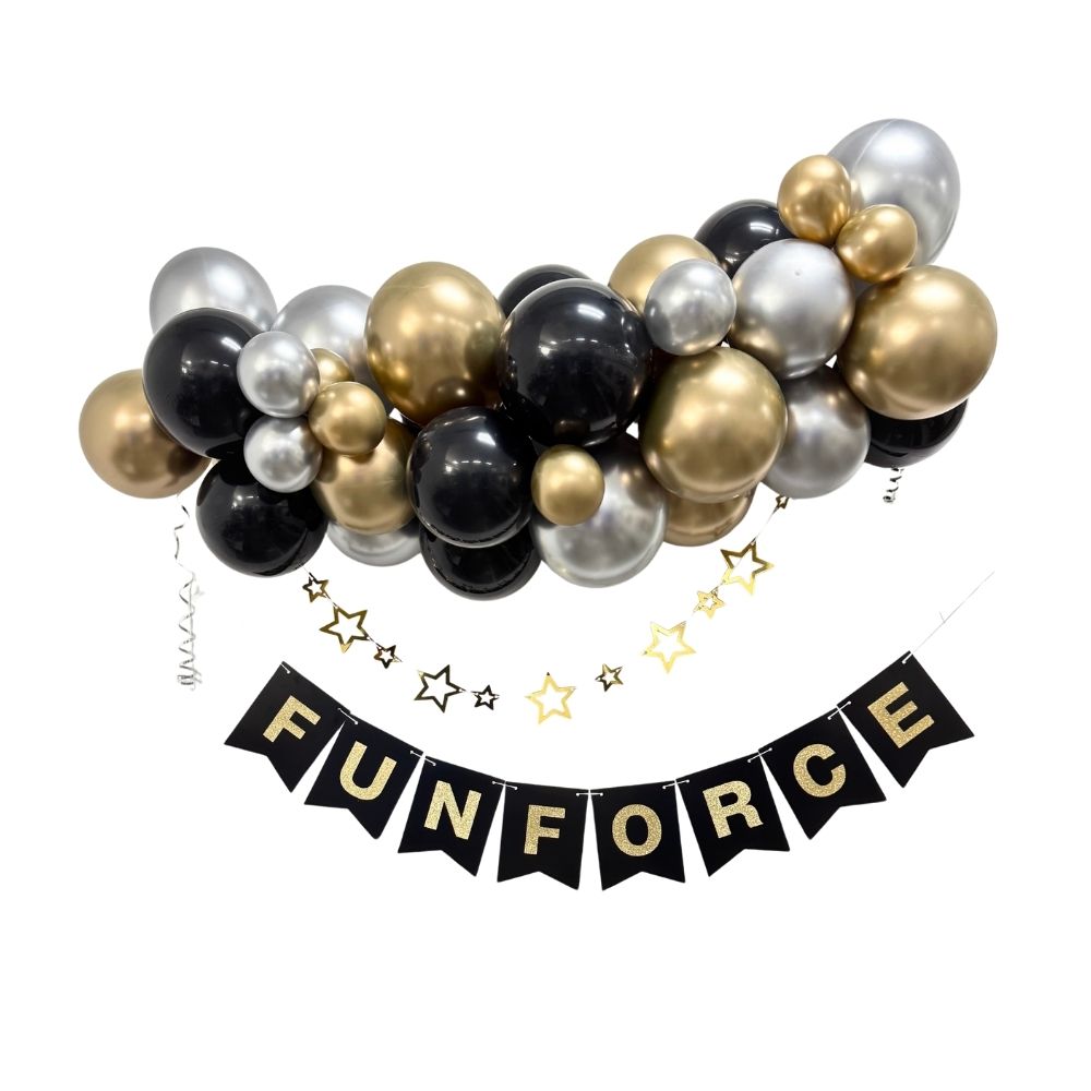 Custom Balloon Garland & Banner Set – Fun Force