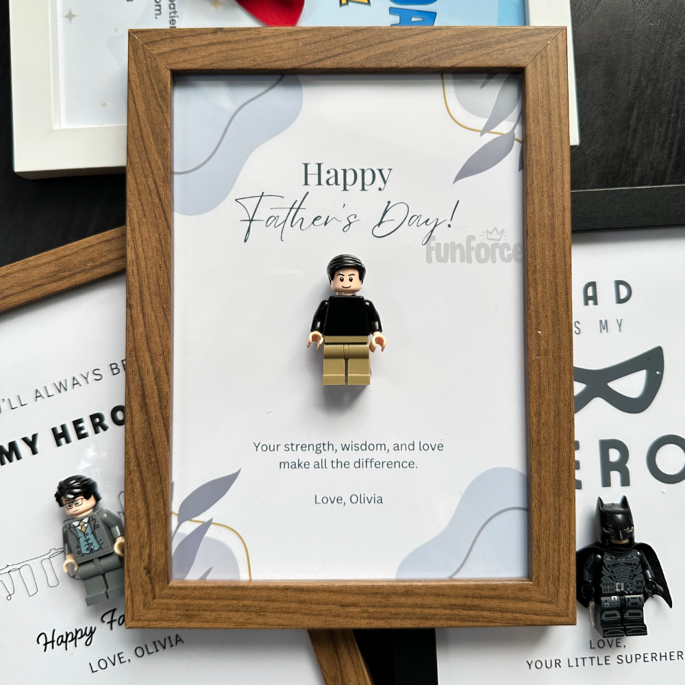 [Natural] Custom Minifigure Photo Frame – Fun Force