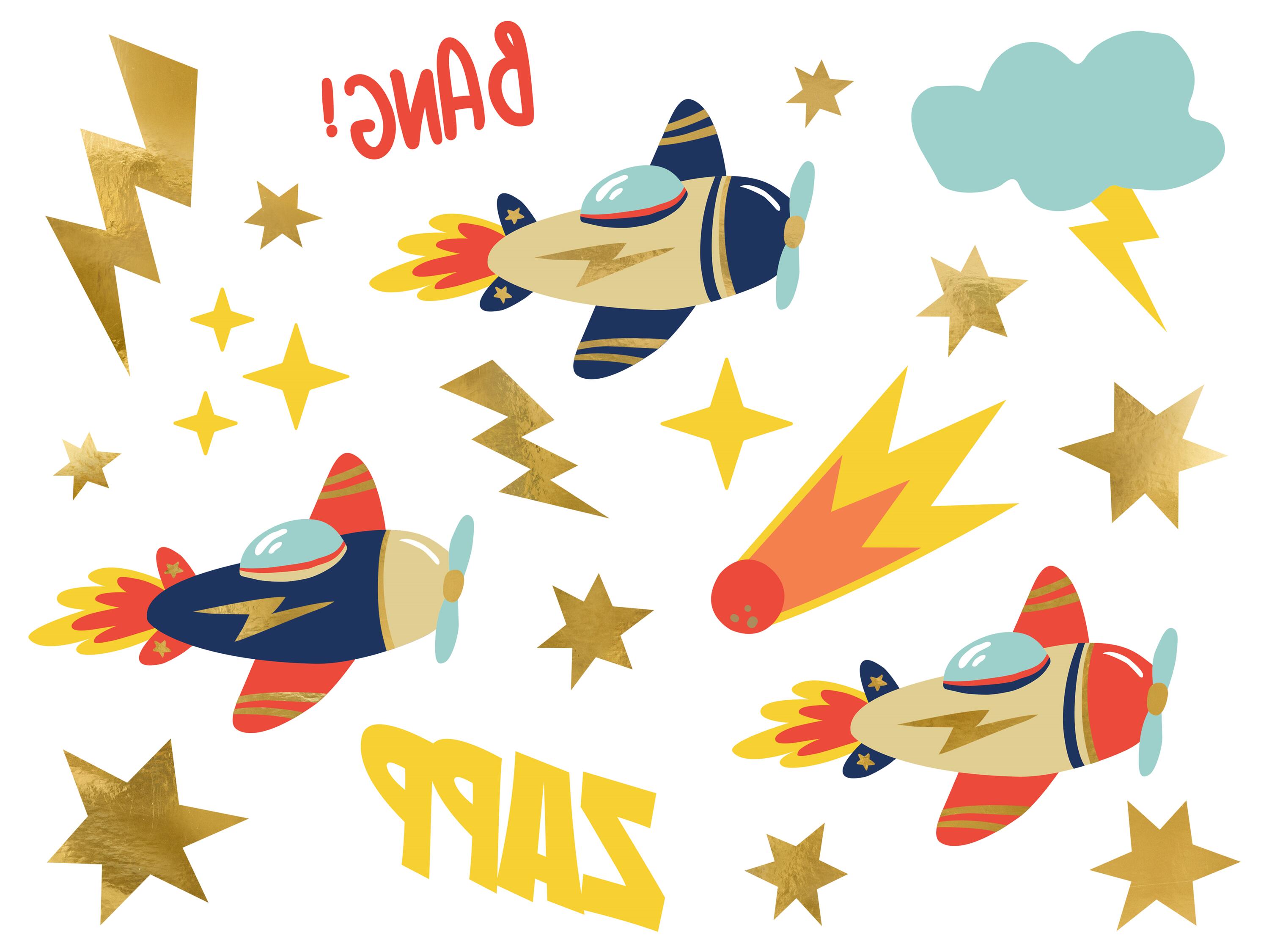 Temporary tattoos Airplanes – Fun Force